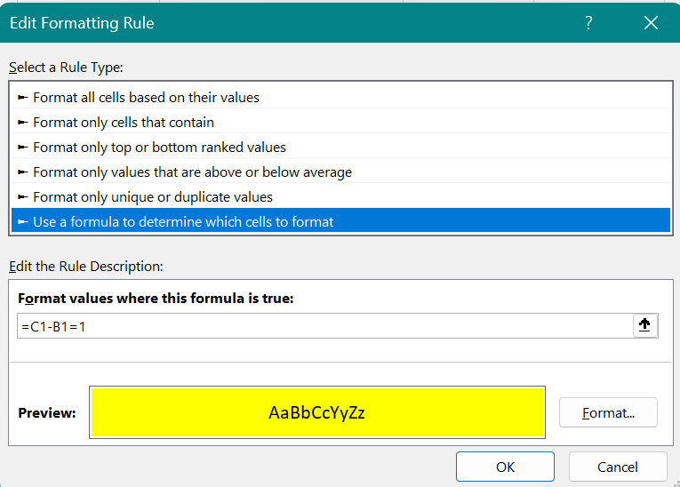 count coloured cells after conditional formatting - Microsoft Q&A