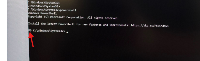 Opening/Installing powershell via cmd on win11 installation - Microsoft Q&A