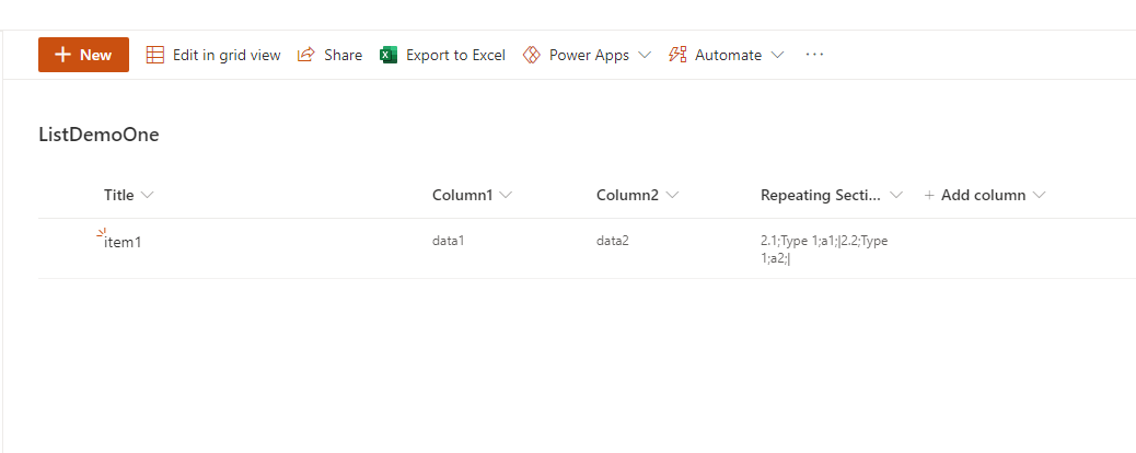 Power App Form - Repeating Section - Microsoft Q&A