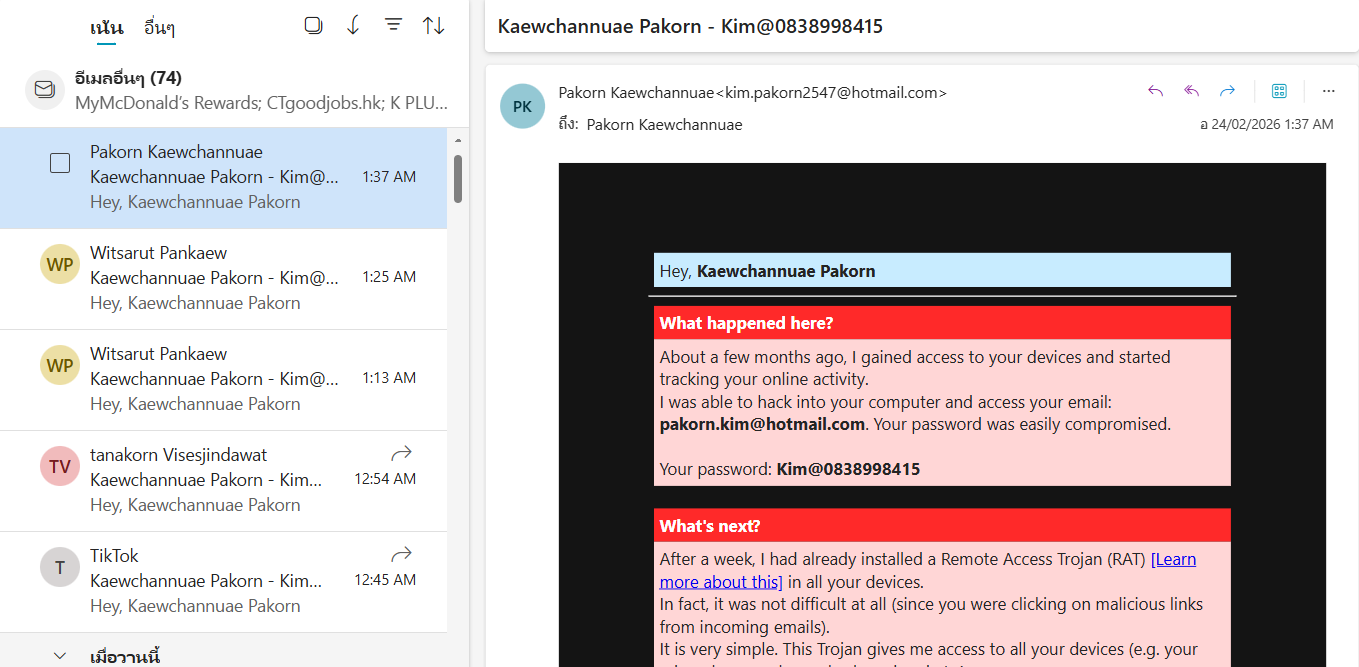 All my emails are changed to threaten email and I cannot access to ...