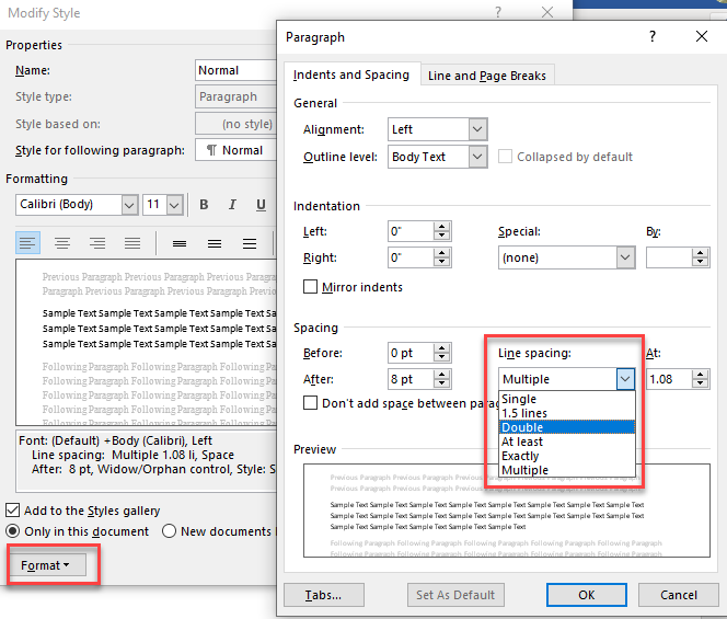 Changing line spacing - Microsoft Q&A
