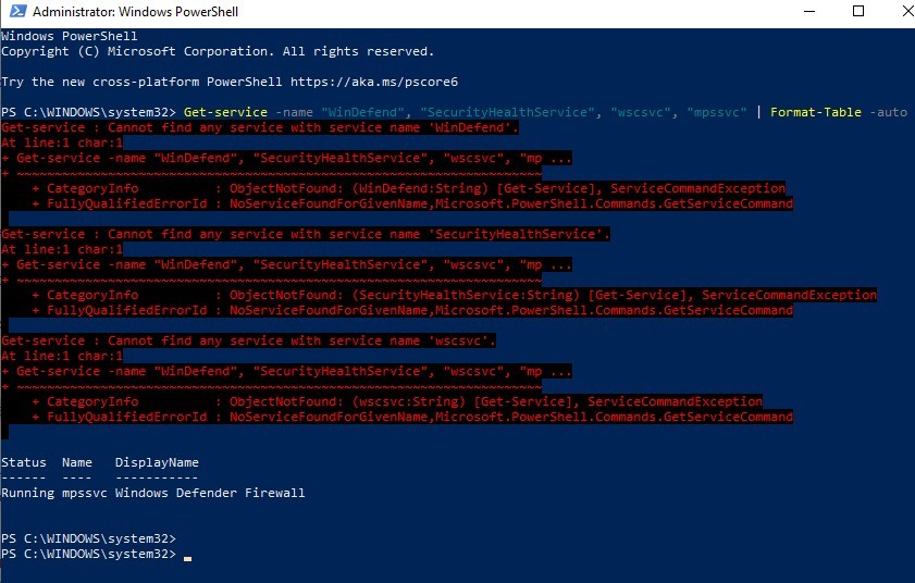 Windows Defender Missing - Microsoft Q&A