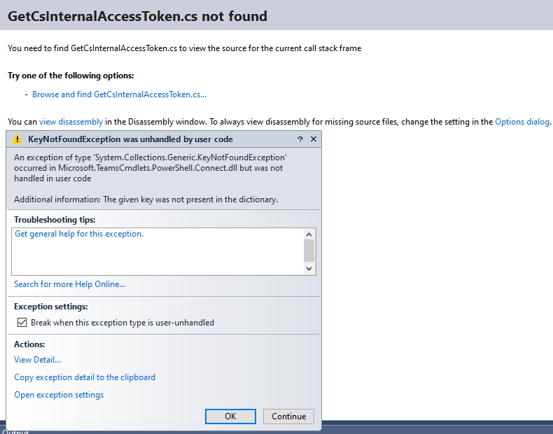 MicrosoftTeams cmdlets not working with AccessToken - Microsoft Q&A