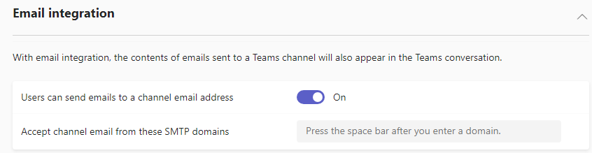How to fix channel email not available? - Microsoft Q&A