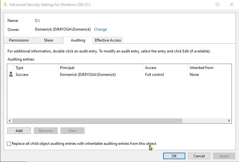 Cannot access my OWN C Drive! - Microsoft Q&A