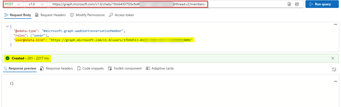 InsufficientPrivileges for getting messages from Teams chat group ...