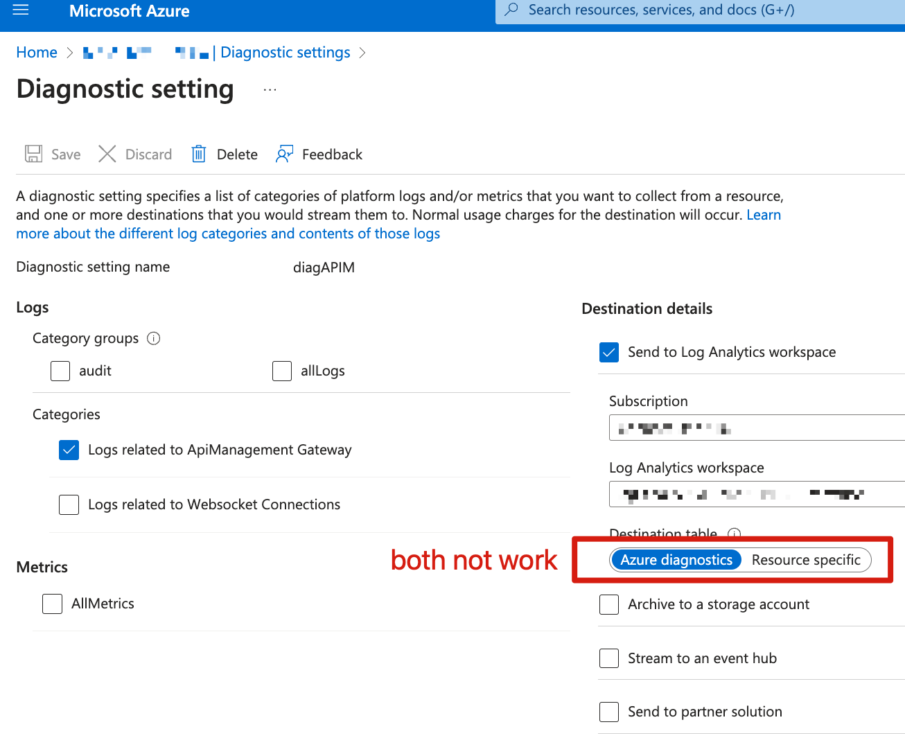 How to assign log analytics workspace to stv1 environment ? - Microsoft Q&A