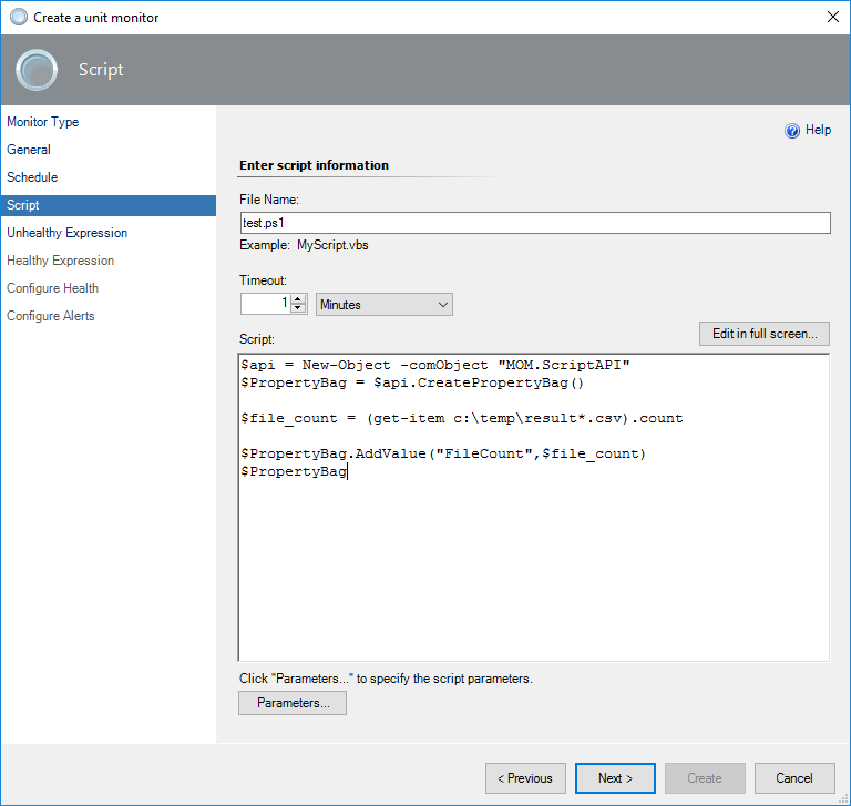 Scom 2007 R2 Rule Or Monitor Powershell Script To Check If A File Exists Microsoft Qanda
