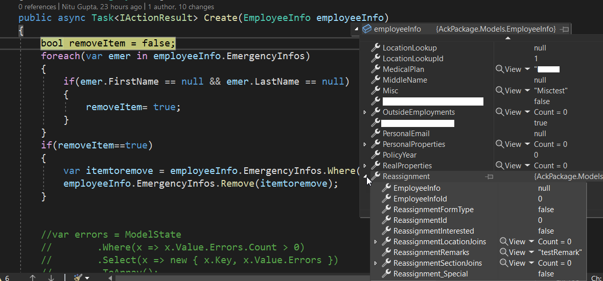 Not seeing any value for the collection in the HTTP post - Microsoft Q&A