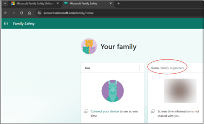 to remove my account from family safety - Microsoft Q&A