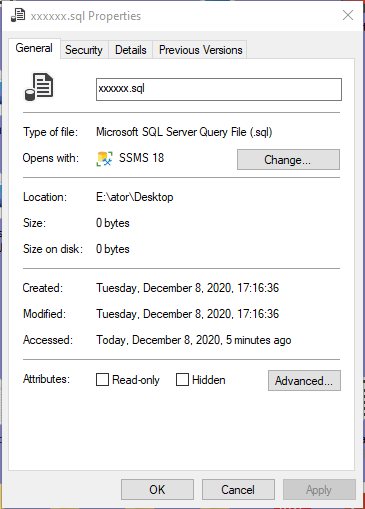 Opening Sql Files Opens New Instance Of Ssms 18 Microsoft Qanda