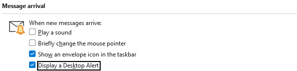 Outlook missing new email alerts - Microsoft Q&A