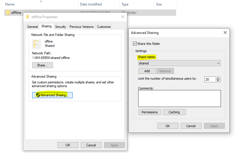 Sharing a folder so users can only see all of the contents within ...