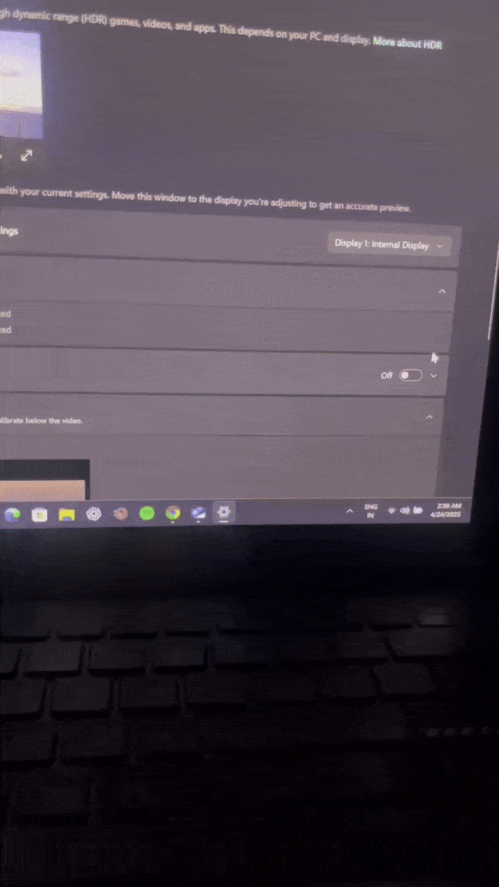 Screen Flickering in HDR mode - Microsoft Q&A