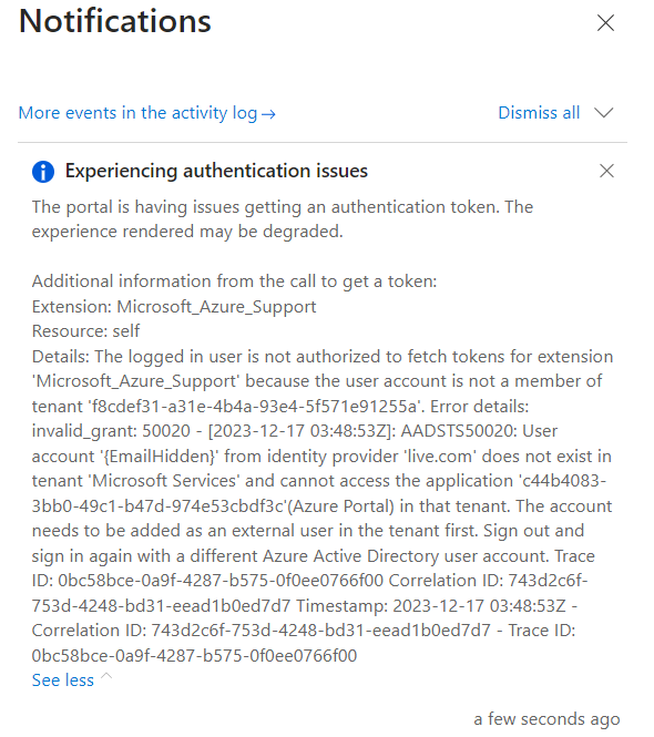 Why did I receive an email saying "Your Azure Video Indexer account has been deleted ...