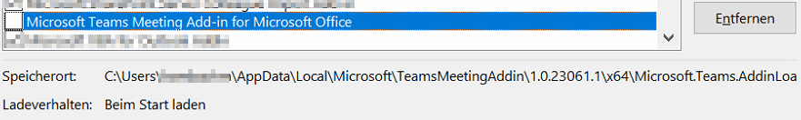Outlook warning screen when teams add-in is enabled - Microsoft Q&A