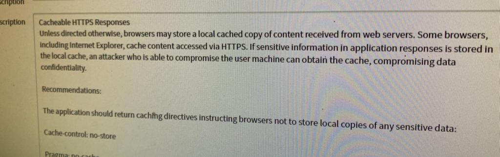 Protecting cache data on SharePoint sites - Microsoft Q&A