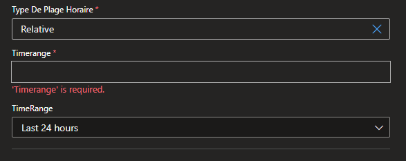 Azure Logic-app - Run query and list results V2 (Preview) - Time Range - Microsoft Q&A