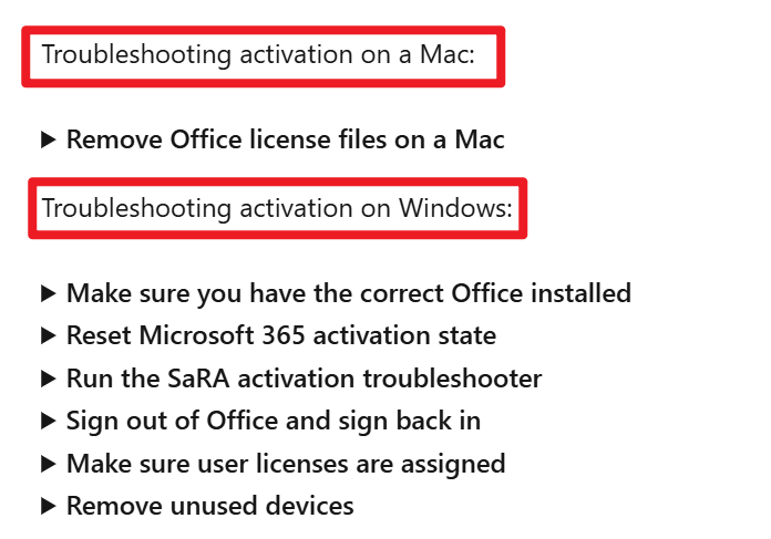 Office - Account Error - "Fix Me" does not work - Microsoft Q&A