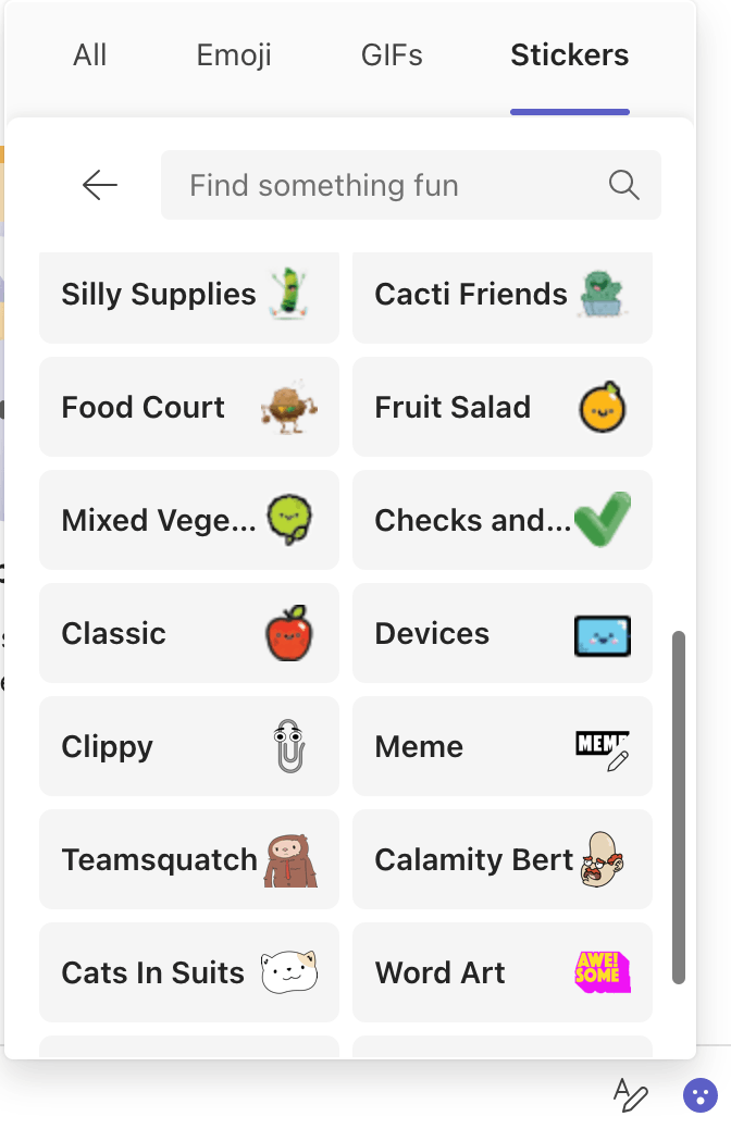 Teams Legal Shark Stickers - Microsoft Q&A