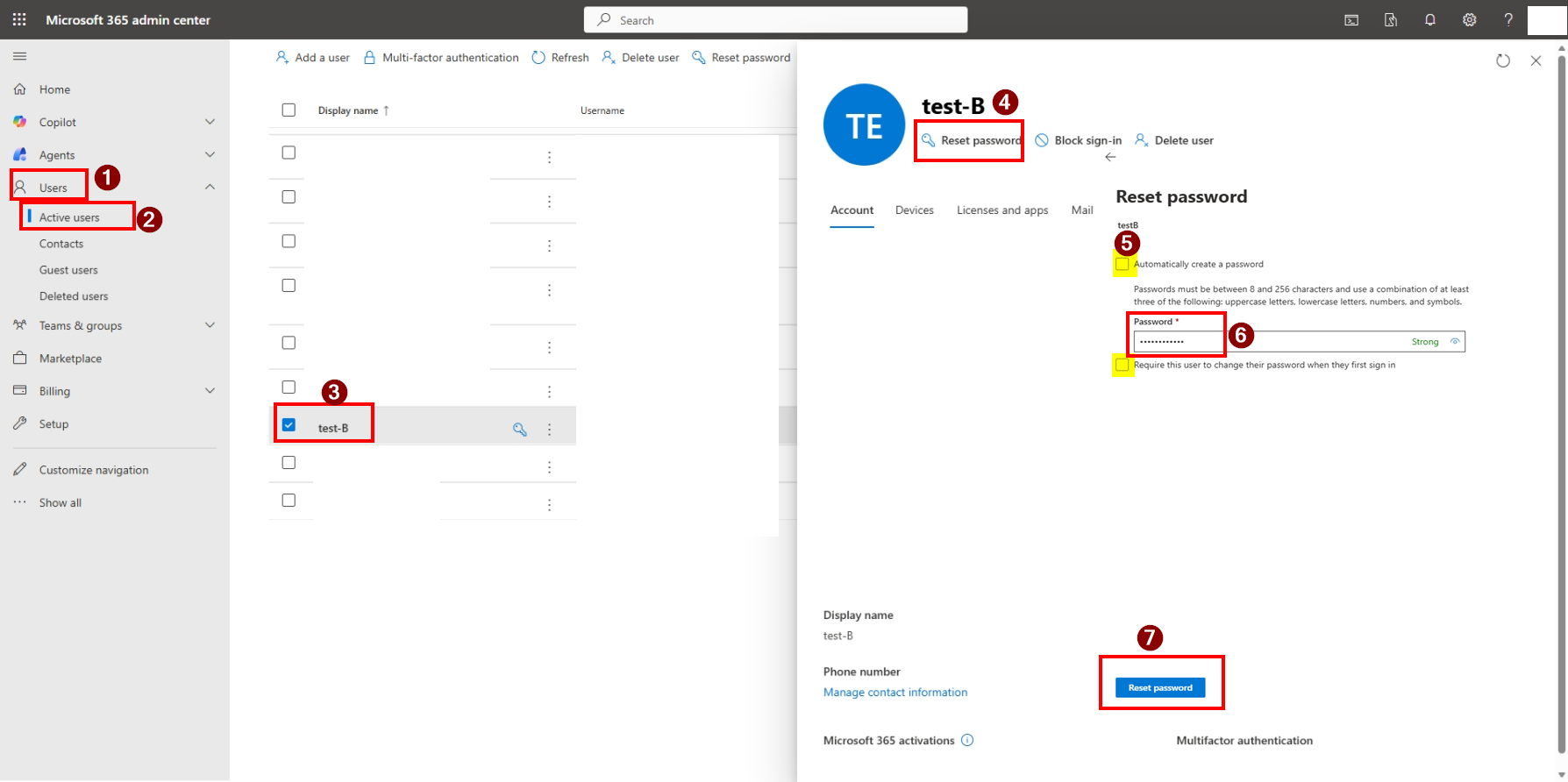 How do we register a password for a user - Microsoft Q&A