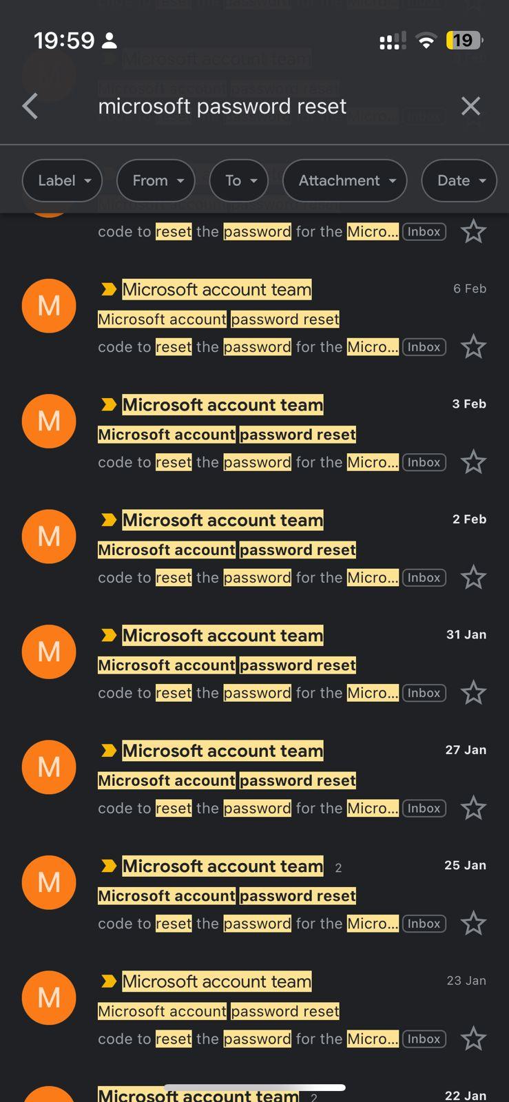 Multiple attempts to reset password. Help !!! - Microsoft Q&A