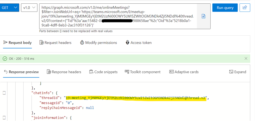 How to use the Chat component for an online meeting cfat? - Microsoft Q&A