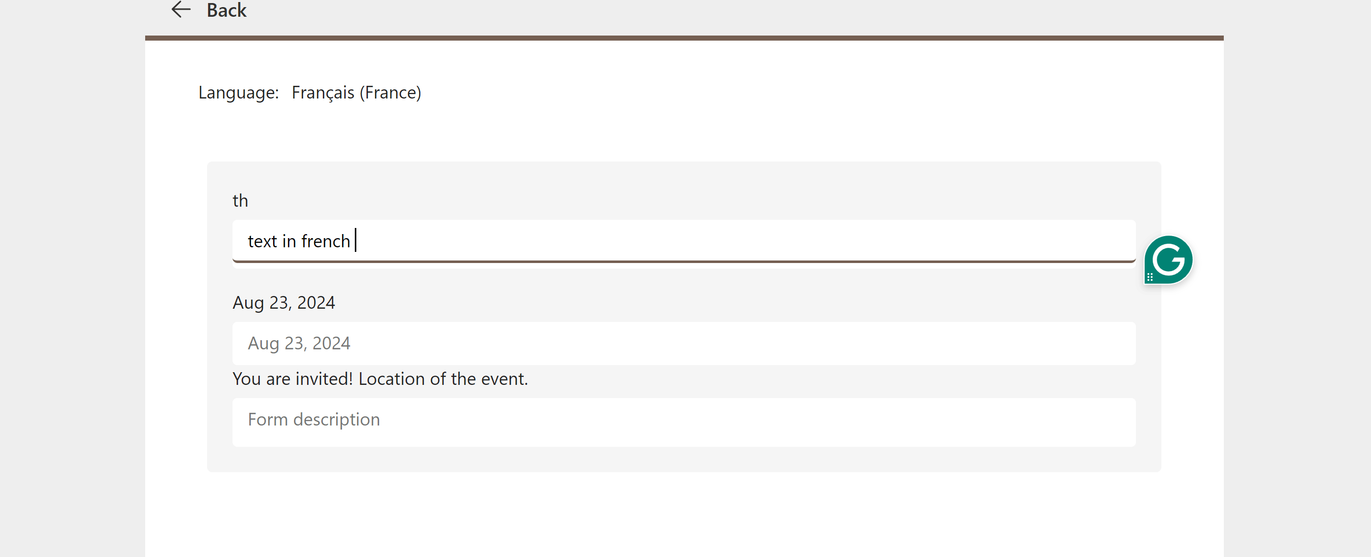 MS Forms - language specific issues - Microsoft Q&A