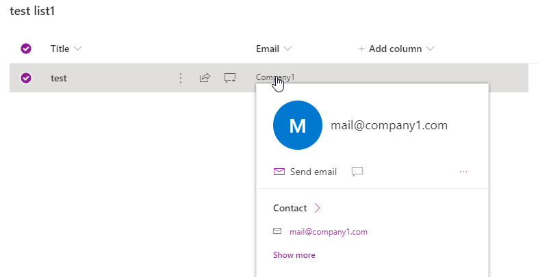 External Contacts List - Microsoft Q&A