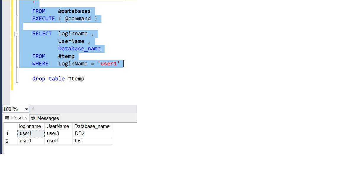 Database access in Microsoft SQL Server - Microsoft Q&A