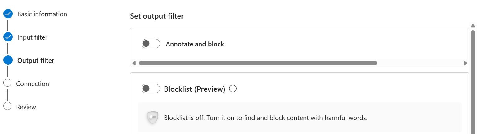 Content filtering our LLM responses but it's not clear why - Microsoft Q&A