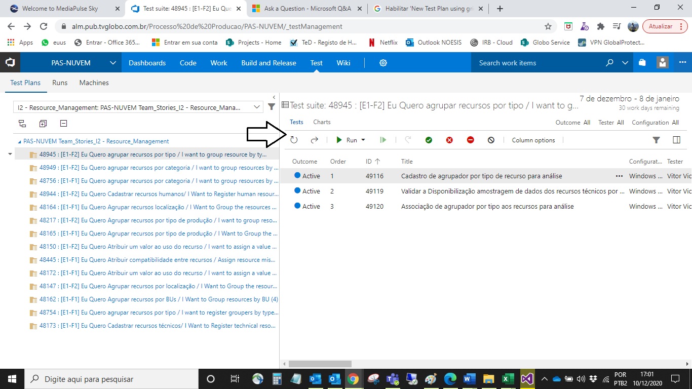 Unable to add New Test Plan Using Grid in TFS 2017 - Microsoft Q&A Unable to add New Test Plan Using Grid in TFS 2017 - Microsoft Q&A