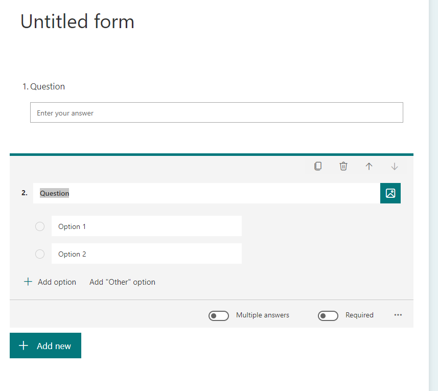 Missing buttons in forms - Microsoft Q&A