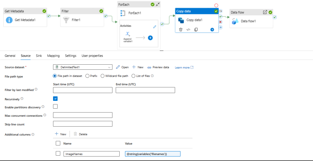 Use The Copy Activity To Create A File Of All Blob File Names In A Container Microsoft Qanda