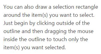 Rectangular Selection - Microsoft Q&A
