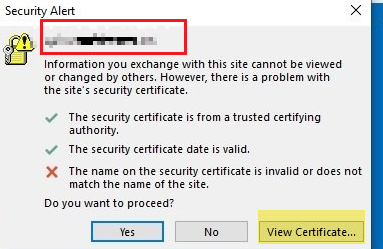 Certificate prompt after installing a new Exchange 2013 Server ...