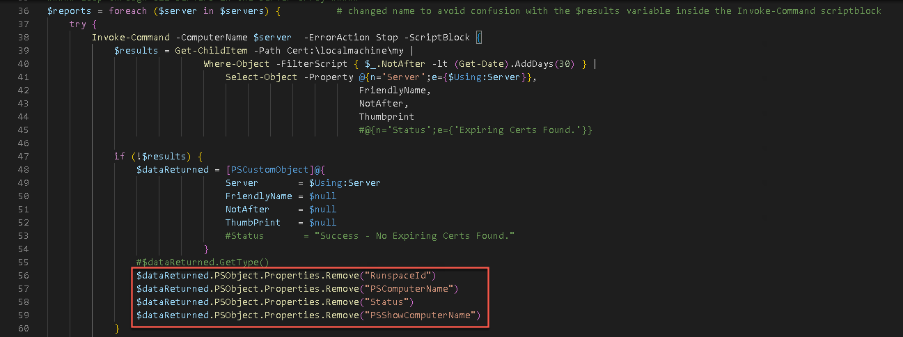 How to organize Get-ChildItem properties into a formatted HTML table? - Microsoft Q&A