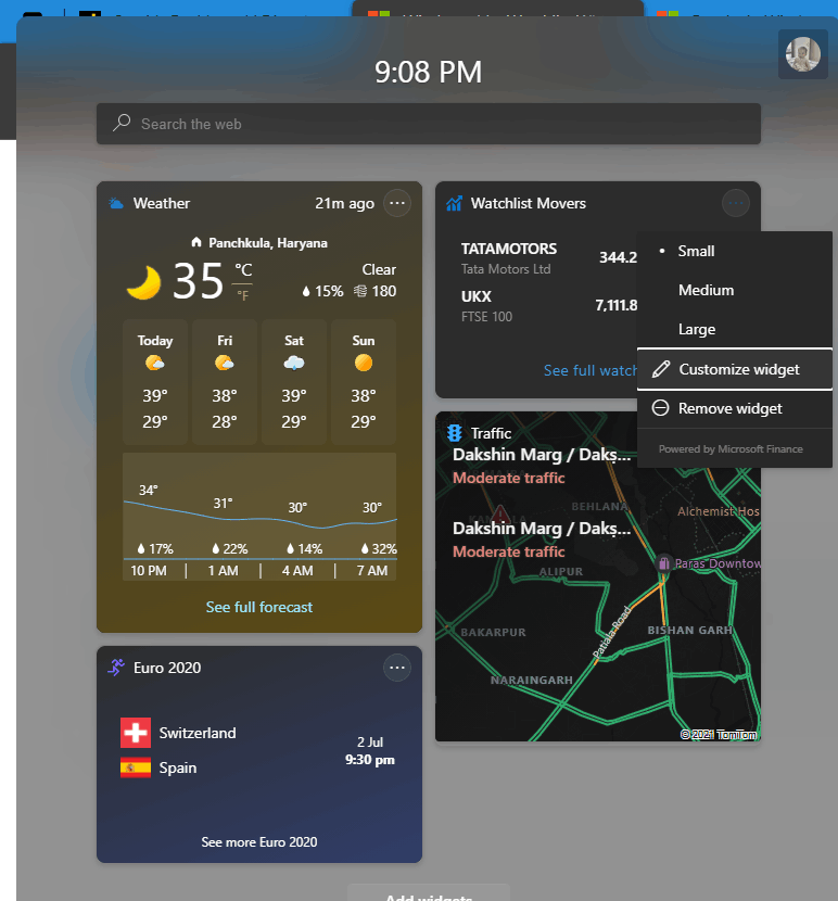 Windows 11 - Watchlist Widget I cannot remove stock - Microsoft Q&A