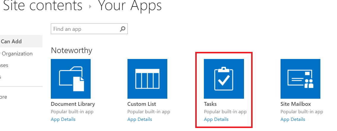 SharePoint Task List App - Microsoft Q&A
