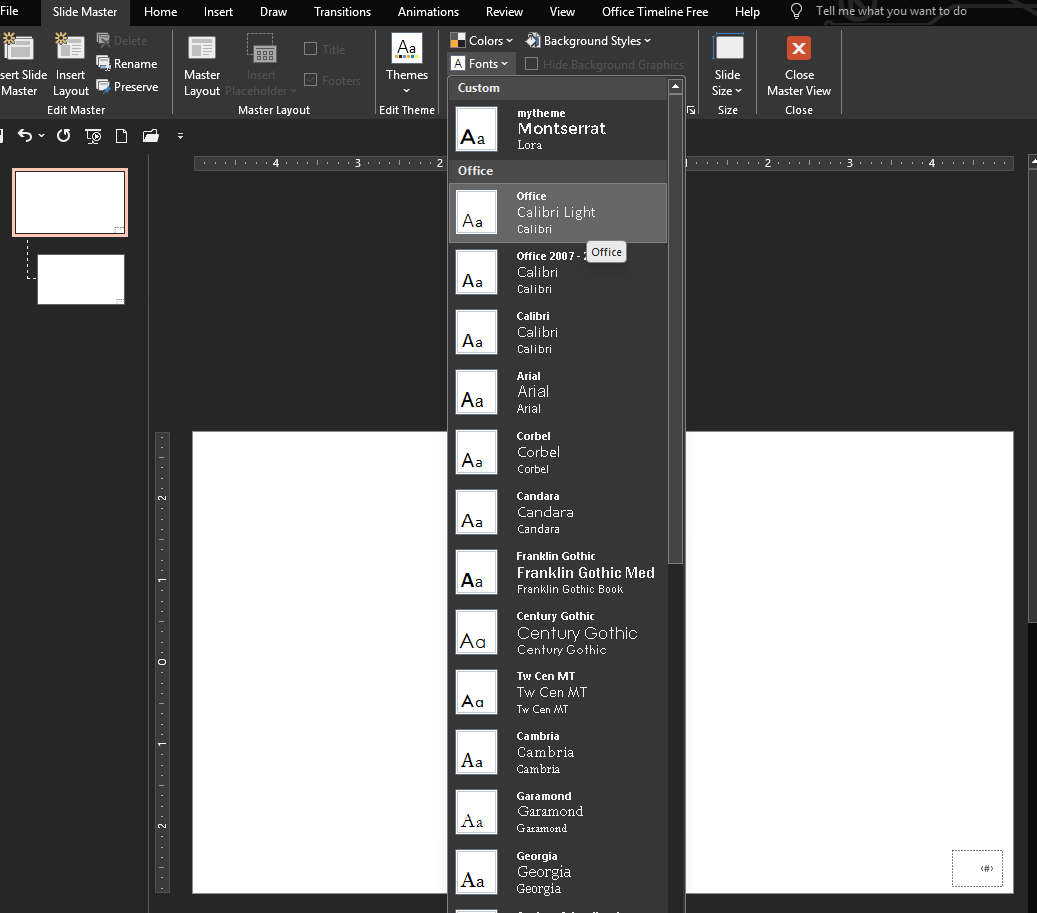 Powerpoint 2019 fonts are changing when typing or copy-paste text even after changing master ...