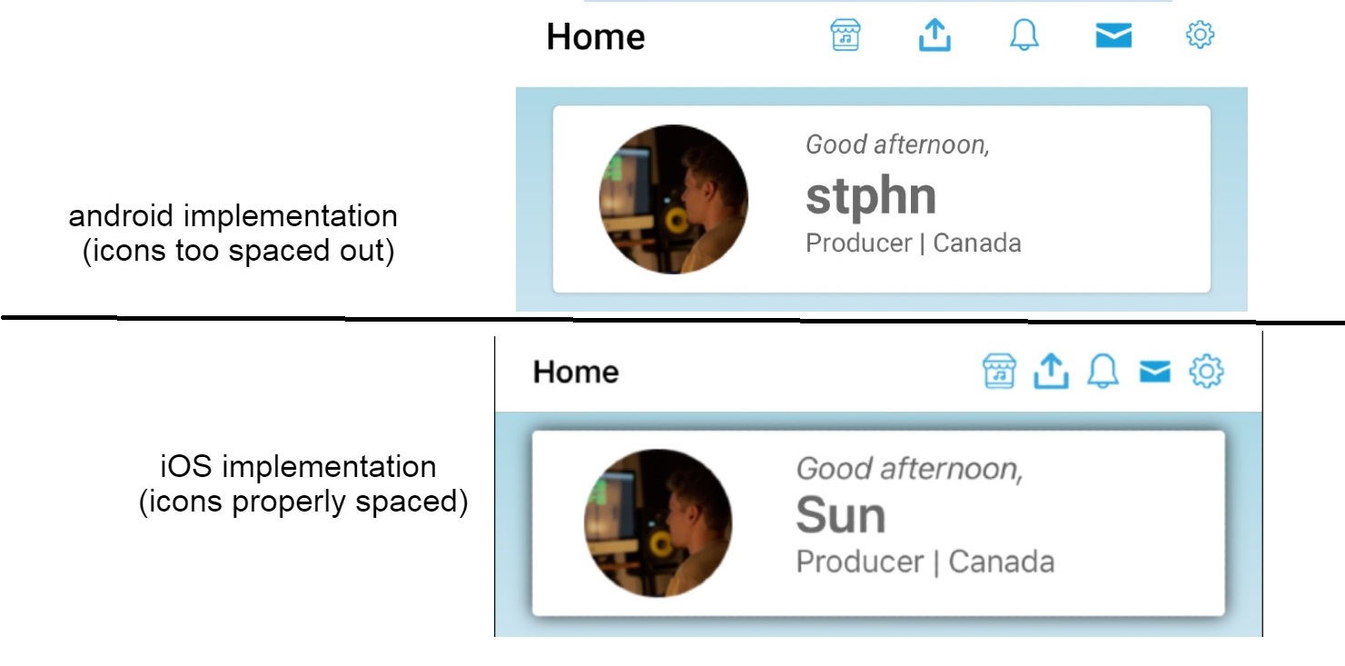 Xamarin forms ToolbarItem spacing - Microsoft Q&A Xamarin forms ToolbarItem spacing - Microsoft Q&A