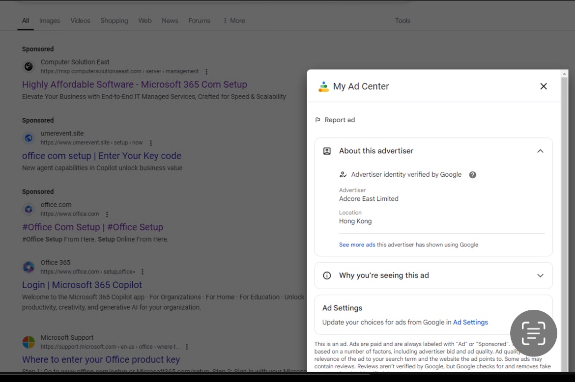 Report a fake form for Microsoft office installation. URGENT ...