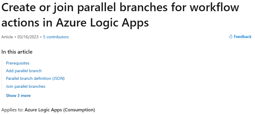 join parallel branches for workflow actions in Azure Logic Apps - Microsoft Q&A