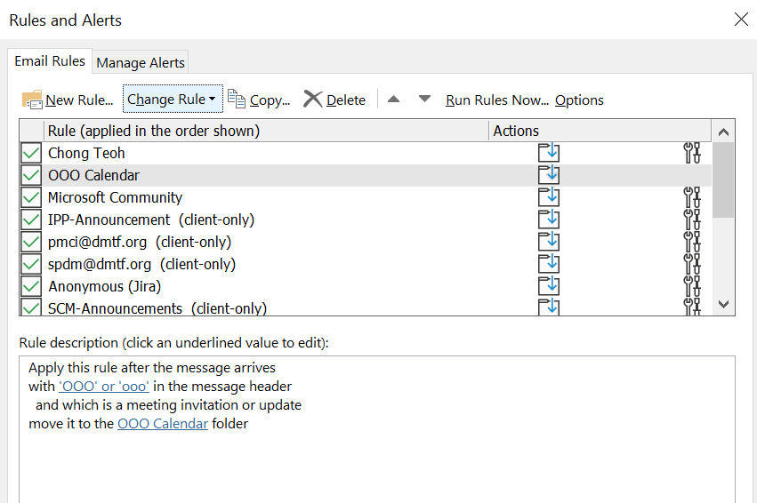 Outlook Rule for moving Calendar Events to a separate calendar and delete original. - Microsoft Q&A