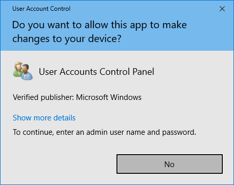 My User account not showing yes button - Microsoft Q&A