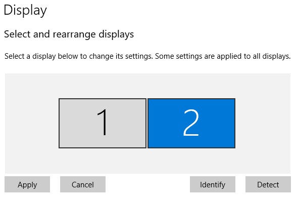Setting secondary monitor to top-bottom configuration by default ...