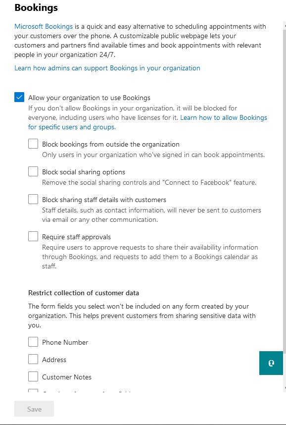 Problems accesing Microsoft Bookings - Microsoft Q&A