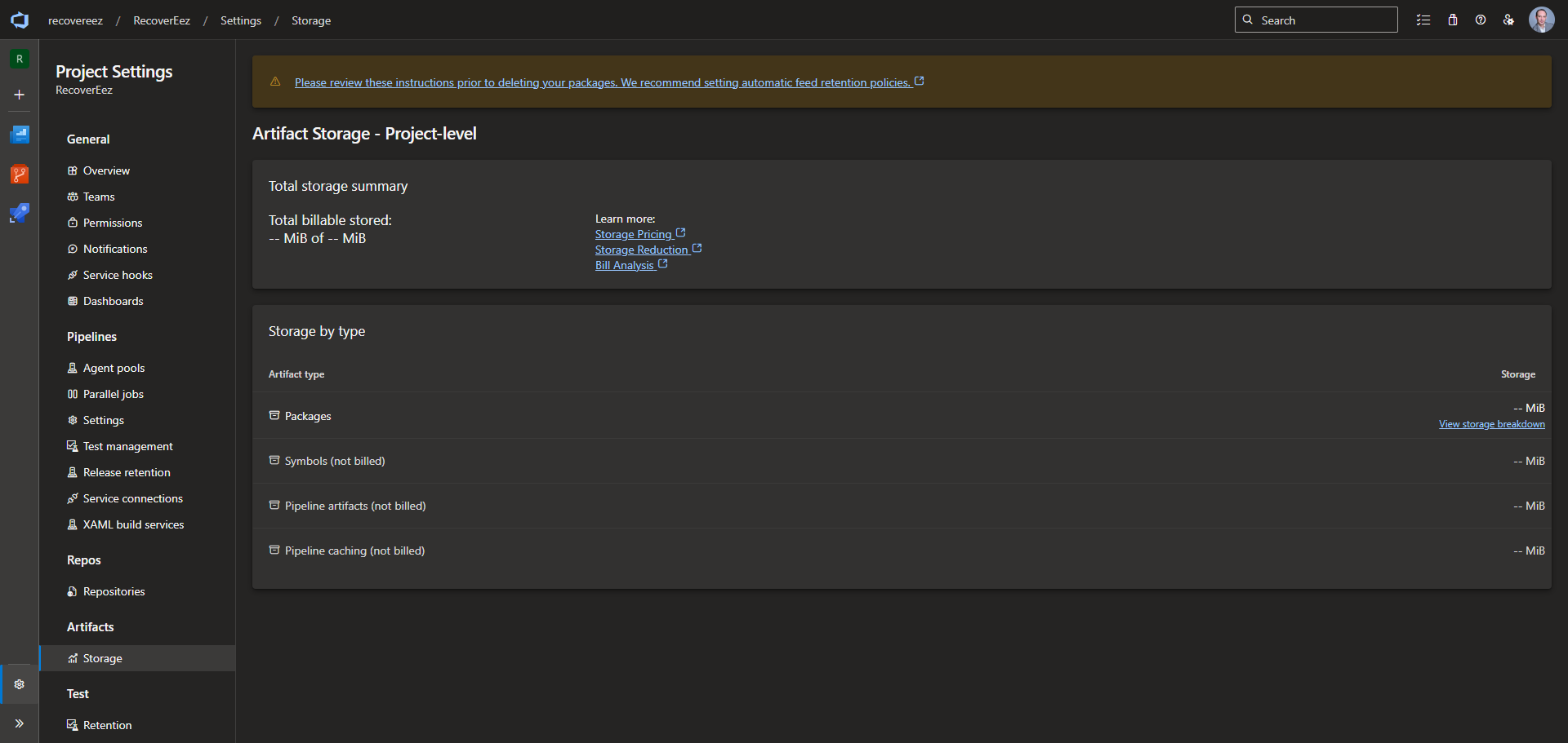 Cannot create Azure Devops artifact feed - Microsoft Q&A
