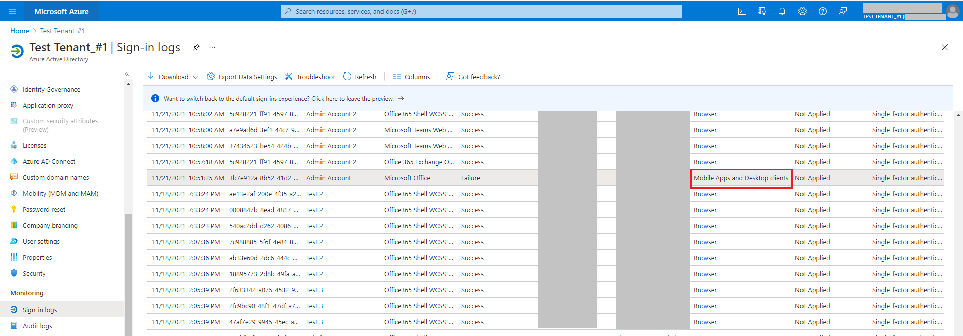 Doesn't show the logs from the outlook desktop application - Microsoft Q&A
