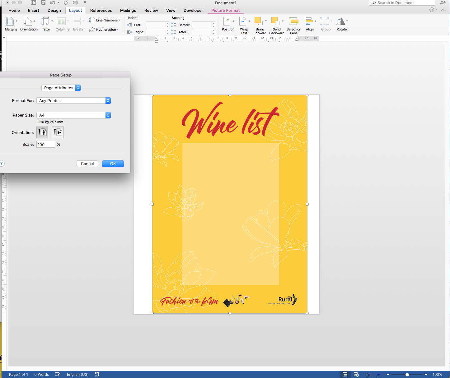 Word showing wrong paper size - Microsoft Q&A